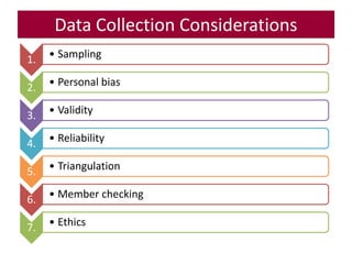 TSL3133 Topic 10 Data Collection Considerations | PPT