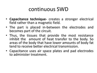SWD (Short wave diathermy)- Physiotherapy.ppt