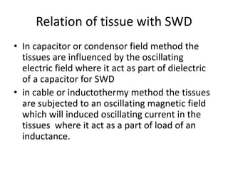 SWD (Short wave diathermy)- Physiotherapy.ppt