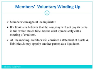 Topic 10 winding-up_a141 | PPTX