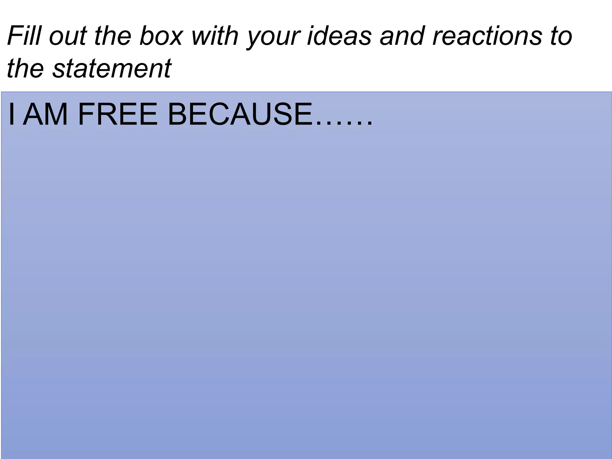 Topic 11 freedom | PDF