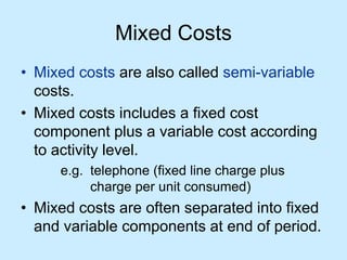 Topic 11 Cost Accounting And Management | PPTX