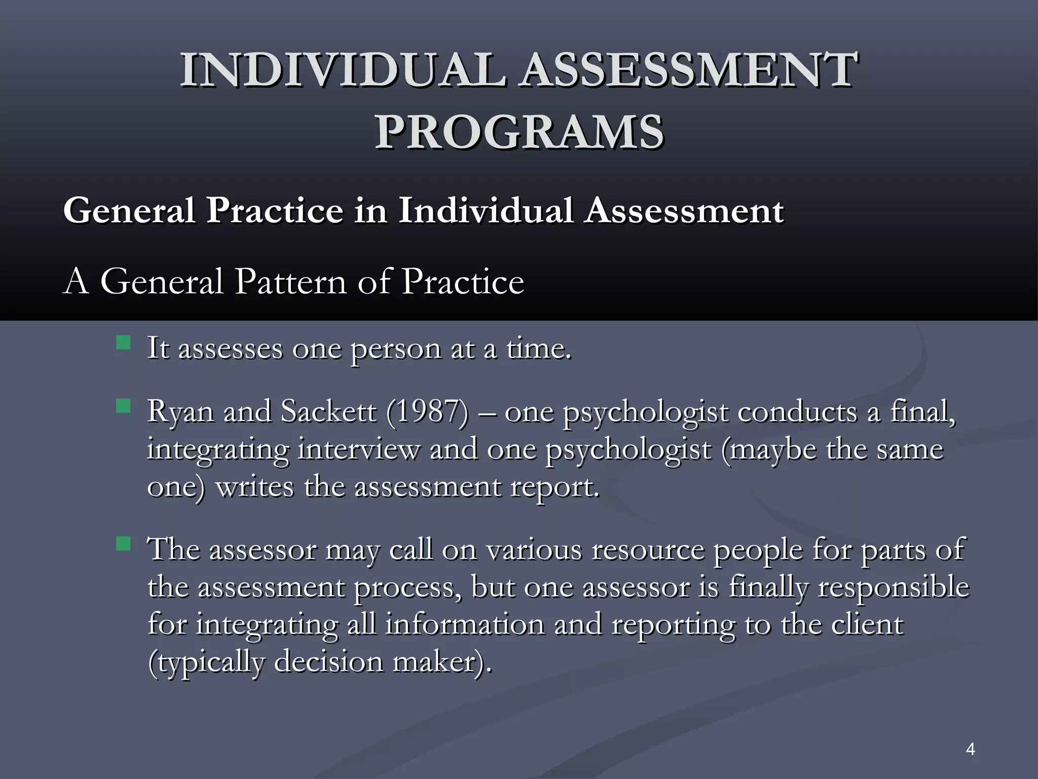 Topic 11 multiple_assessment_procedures | PPT | Resume Writing and ...