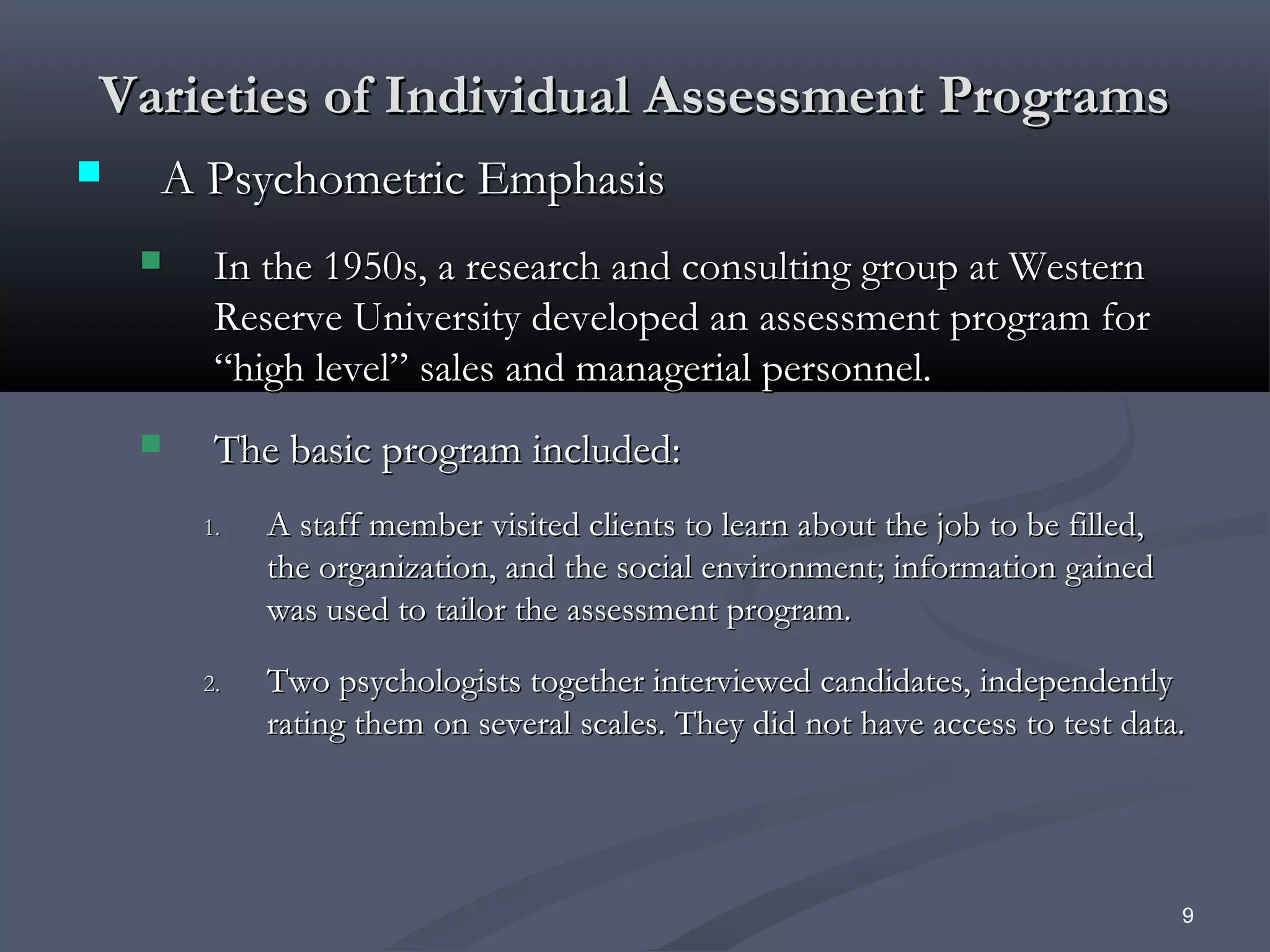 Topic 11 multiple_assessment_procedures | PPT | Resume Writing and ...