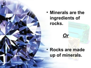 rocks and minerals earth and life science.ppt