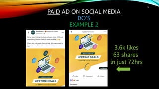 Topic 12-13 Social Media Posts Vs Paid Ad .ppt