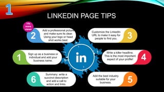 Topic 12-8 LinkedIn Page and Posting Tips.ppt