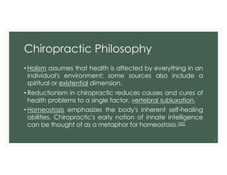 Topic 12 - Chiropractic Therapy in Manipulative & Body Based Method | PDF