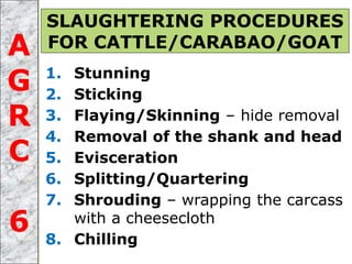 Slaughtering of Animal and Processing of their Products | PPSX