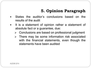 Topic 12 audit report | PPTX