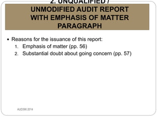 Topic 12 audit report | PPTX