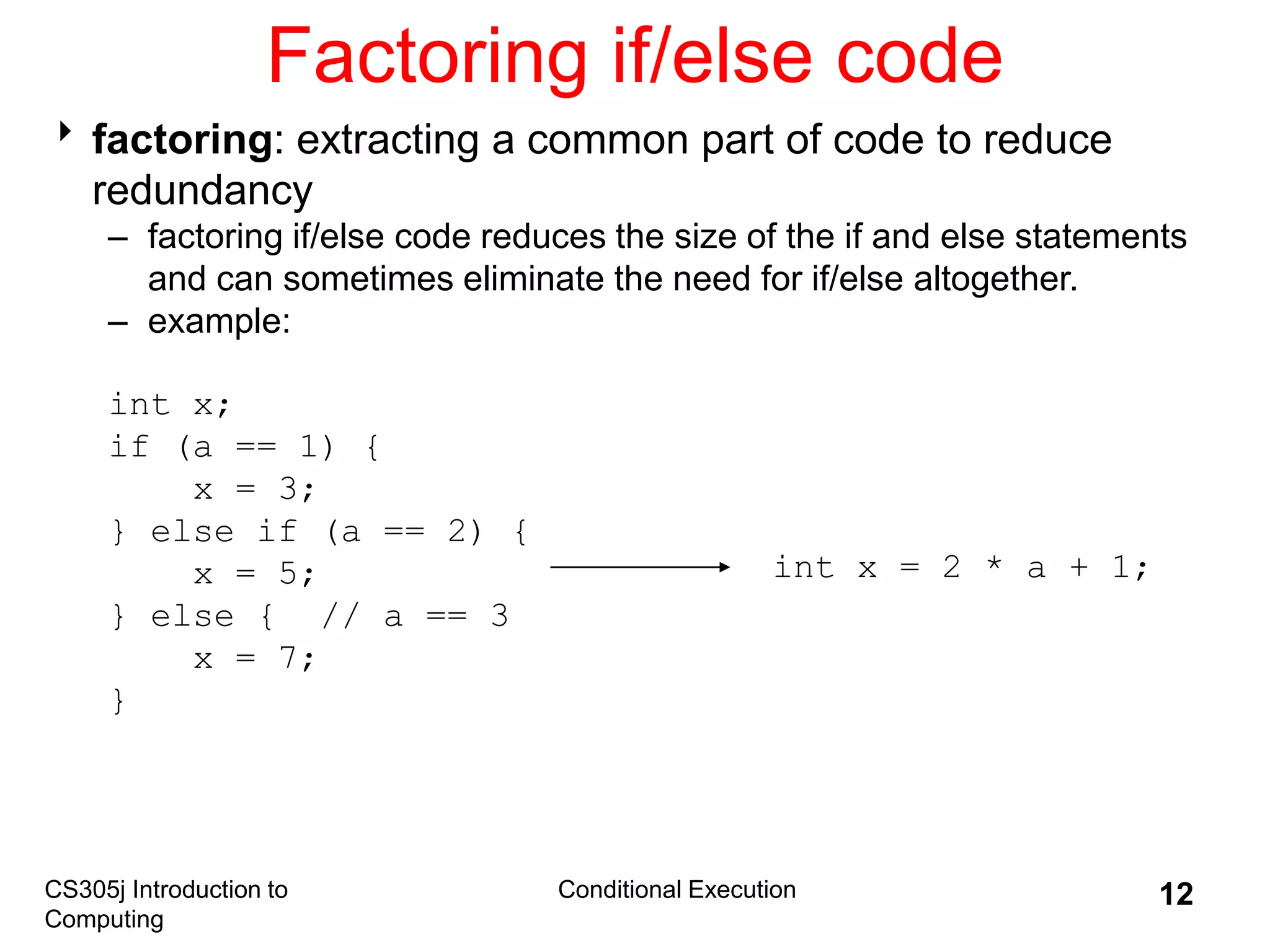 Topic12ConditionalExecution.ppt