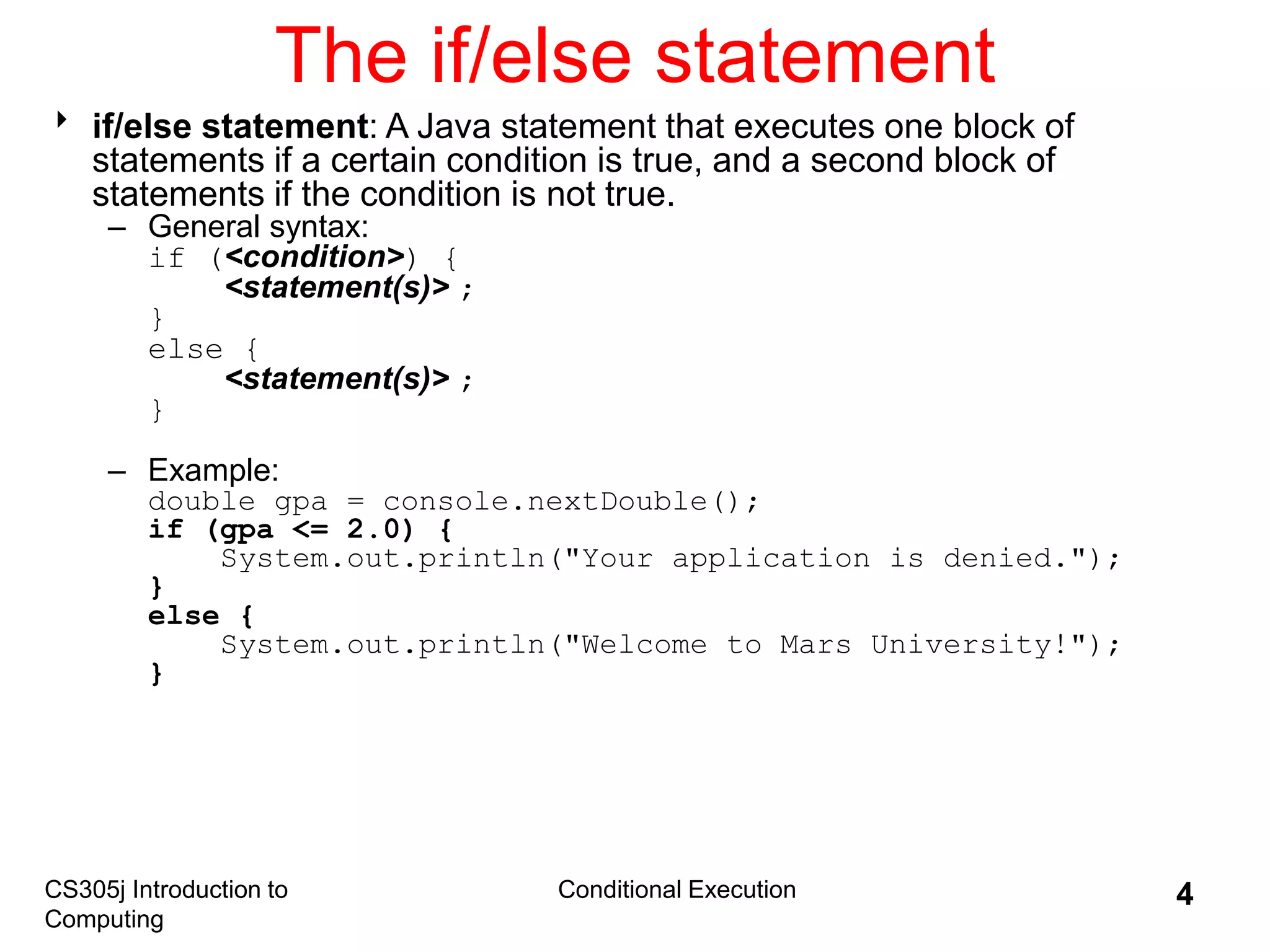 Topic12ConditionalExecution.ppt