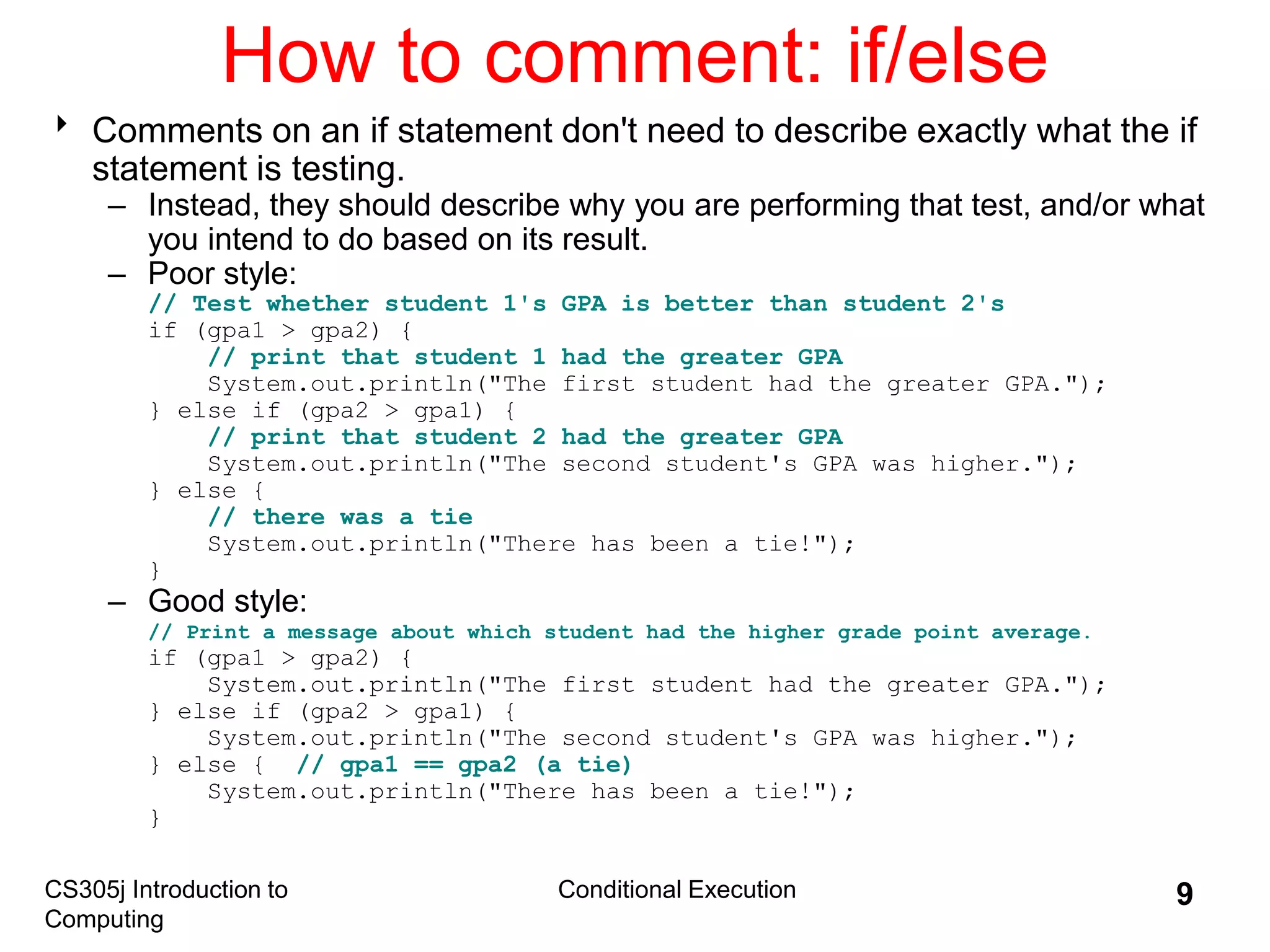 Topic12conditionalexecutionppt