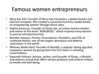Development of women entrepreneurs and women entrepreneurship | PDF