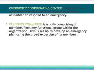 Topic 13 - Basic Occupational safety and Health for EMERGENCY ...