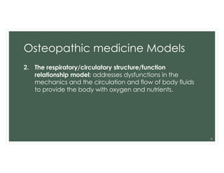 Topic 13-Osteopathic Therapy in Manipulative & Body-based methods | PDF