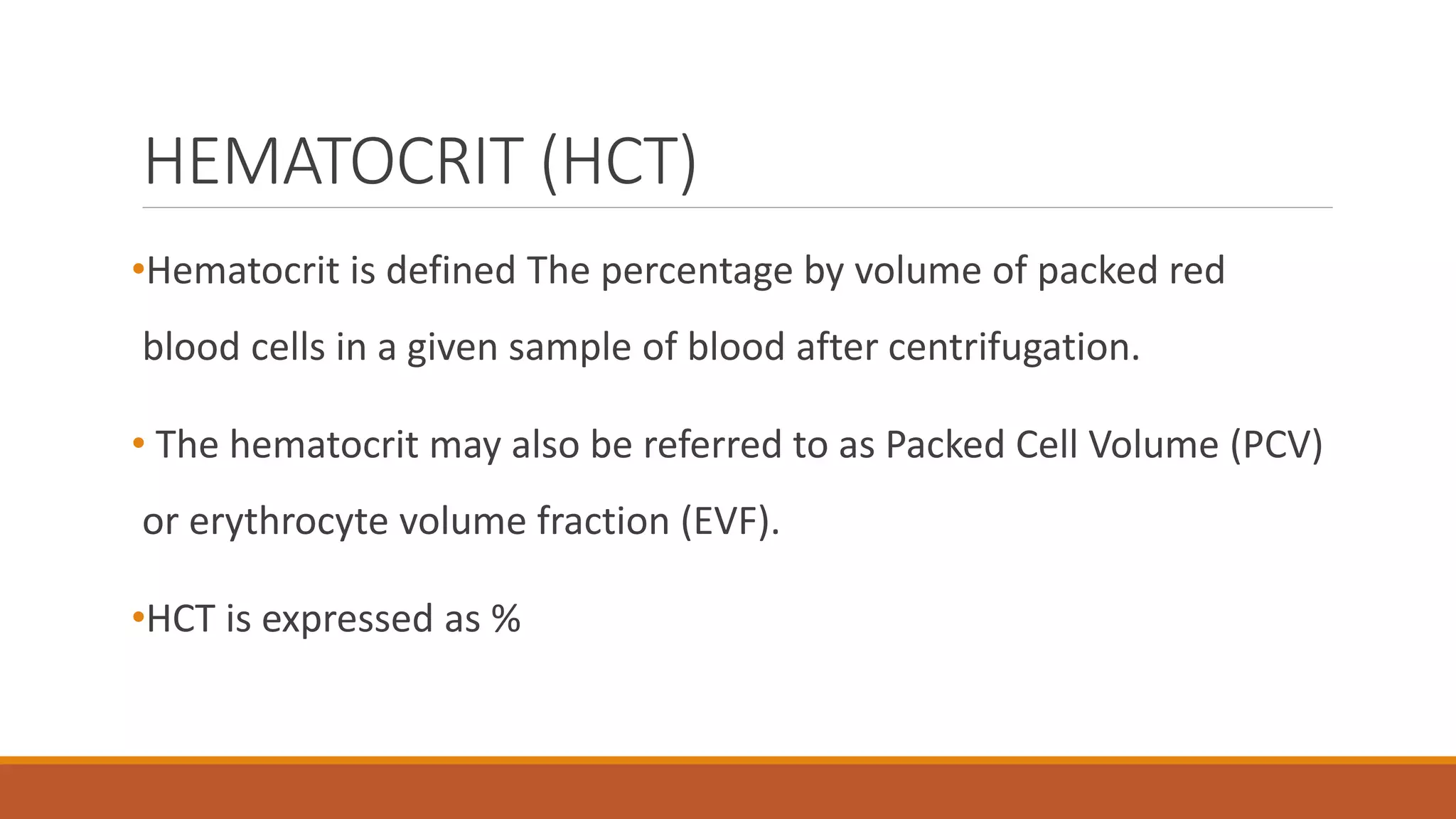 TOPIC 13 HEMATOCRIT AND ITS SIGNIFICANT.pptx