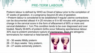 Premature birth and post pregnancy………….. | PPT
