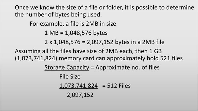 ICT-Binary & Memory Computer Subject Topic | PPT