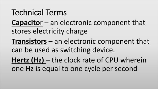 ICT-Binary & Memory Computer Subject Topic | PPT