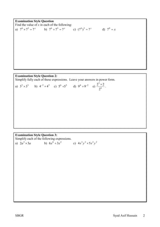 Topic 14 algebra | DOC