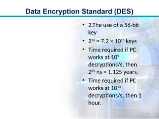 Topic14 Data Encryption Standard (DES).pptx