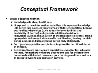 Topic 14 maternal education | PPTX