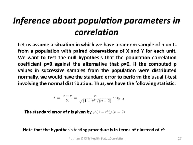 Topic 15 correlation | PPT