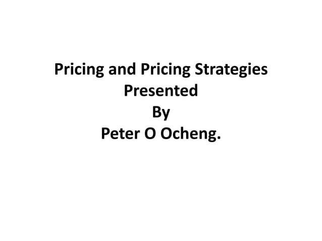 Topic 16-Pricing and Pricing Strategies in entrepreneurship.pptx ...