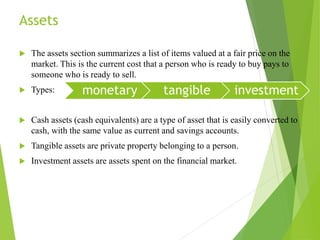 Personal finance | PPTX