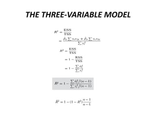 Topic 18 multiple regression | PPTX