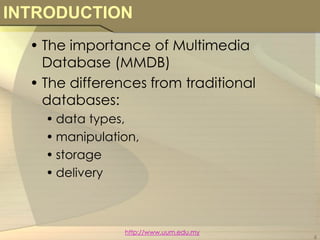 Multimedia Database | PPTX
