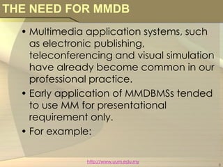 Multimedia Database | PPTX