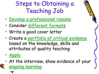 Why Teaching? | PPTX