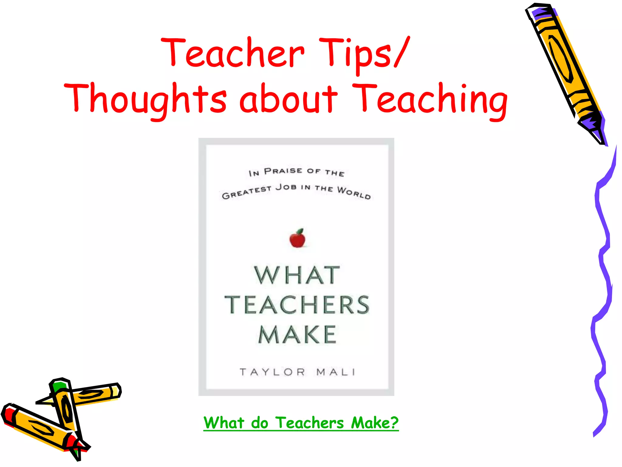 Topic 1b: Why Teaching? | PPTX