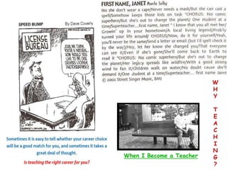 Topic 1b: Why Teaching? | PPTX