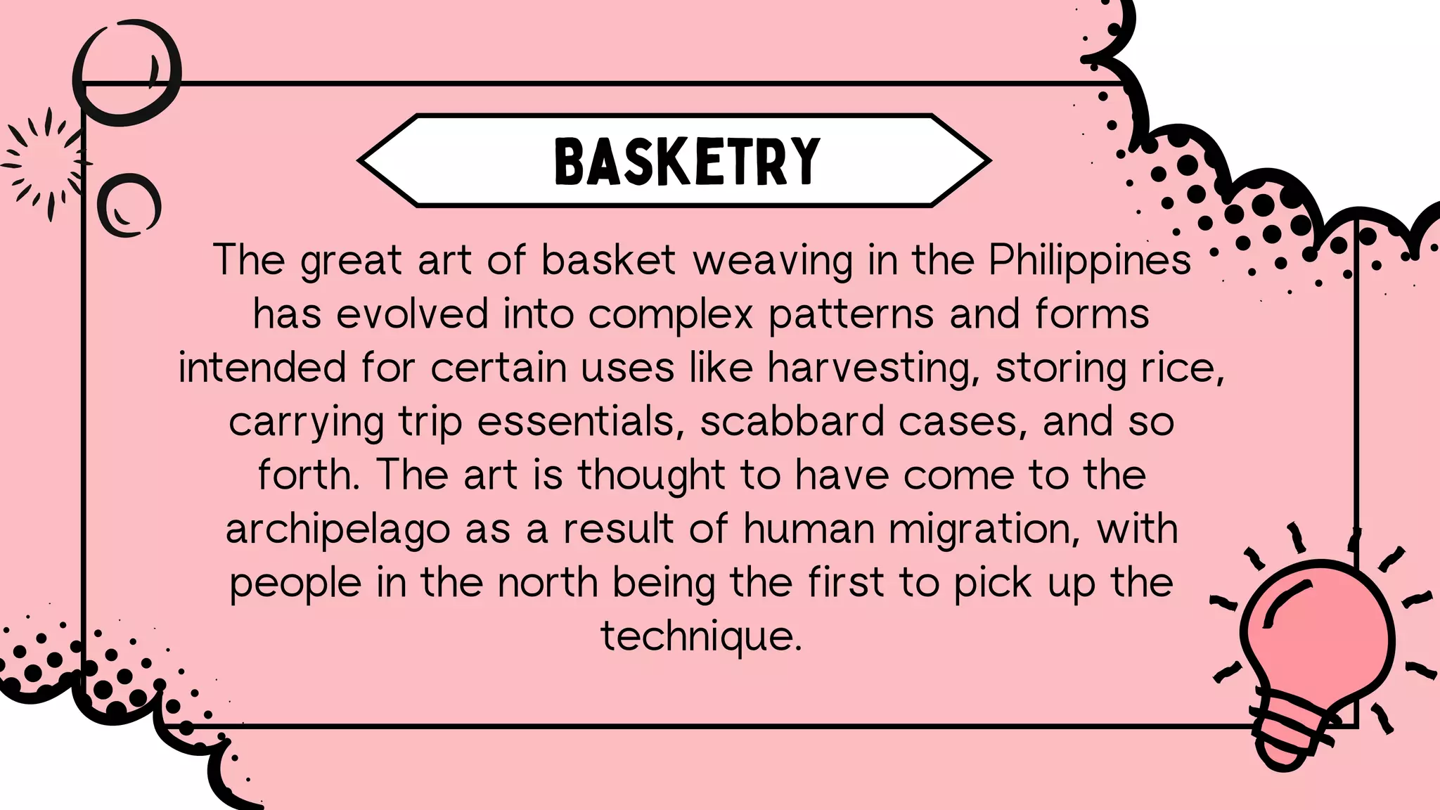 TOPIC 1 Brief Overview of Philippine Arts and Crafts and,The Different ...