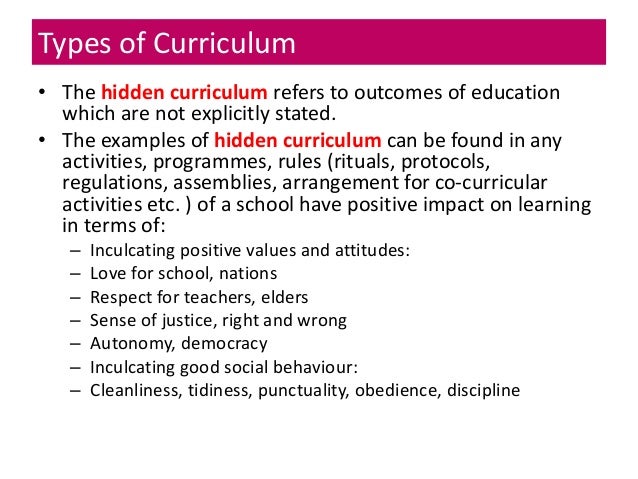 Topic 1 Concepts and Issues in Curriculum