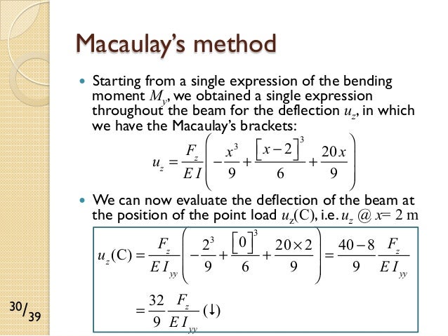 Structural Mechanics: Deflections of Beams in Bending