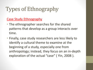 TSLB3143 Topic 1e Ethnography Research | PPT