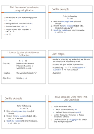 Topic1 equations student | PDF