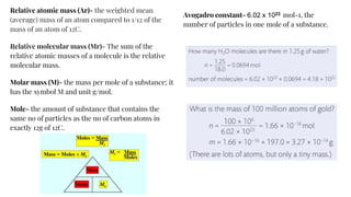 Topic 1 formulae, equations and amount of substance | PPTX