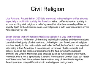 Functionalists theories of religion | PPTX