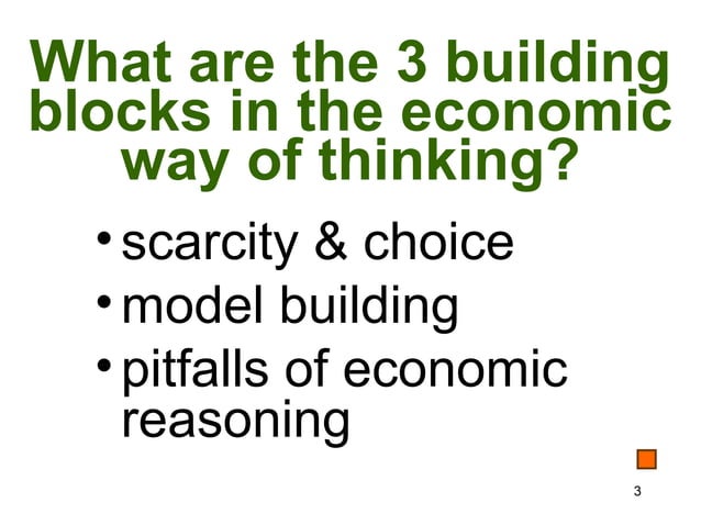 fundamentals of economics | PPT | Economy | Business and Finance