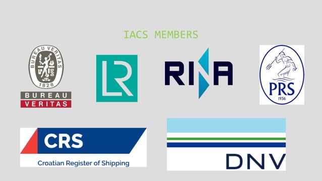 International Association of Classification Society - An Introduction ...