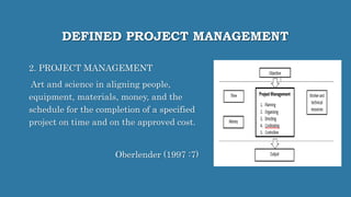 Topic 1 project management dcc40132 politeknik | PPTX