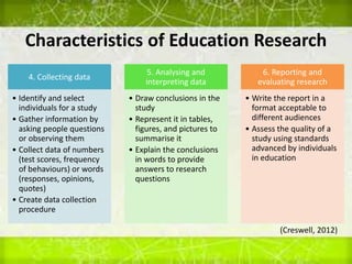 TSL3133 Topic 1 introduction to education research | PPTX
