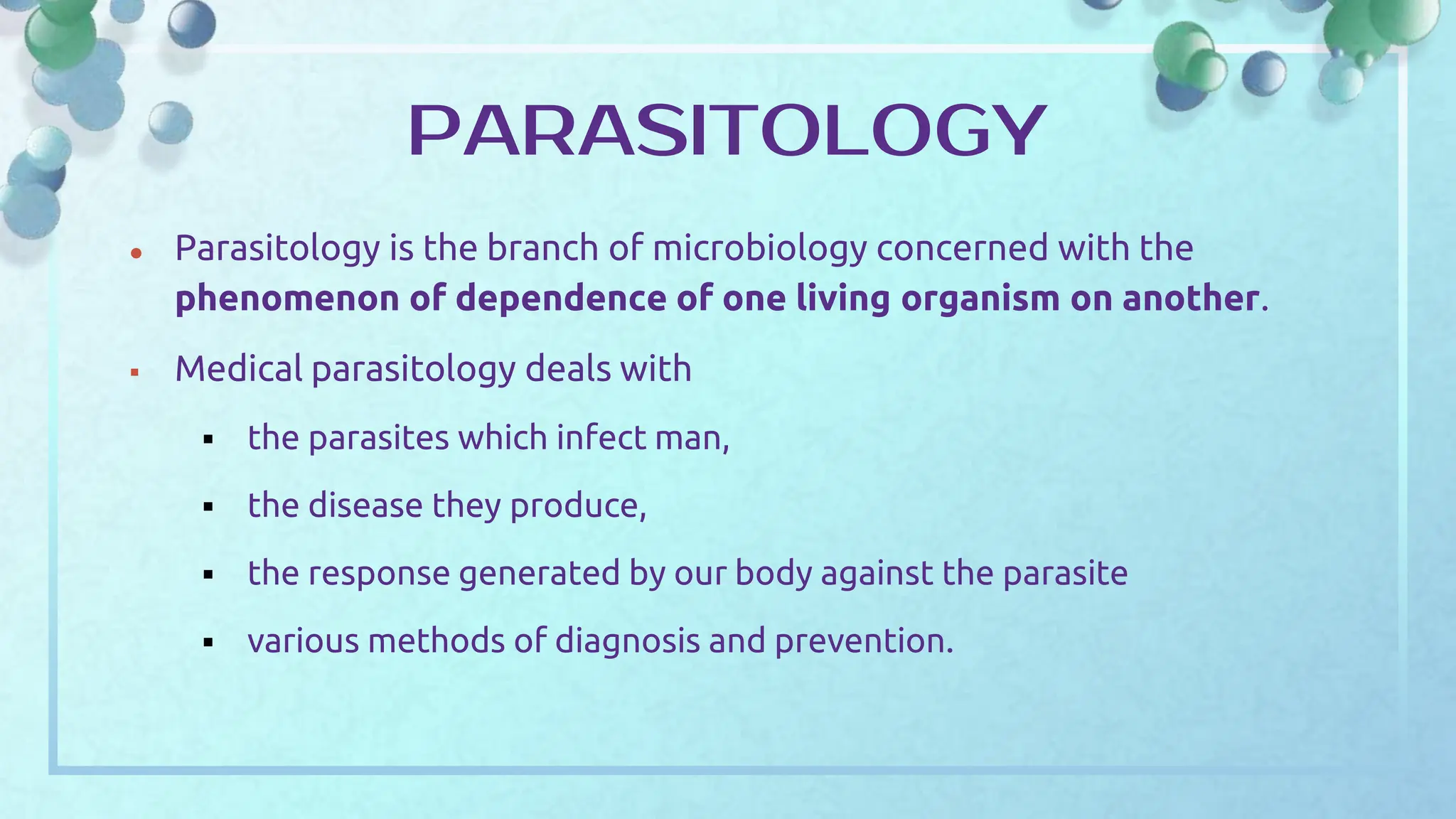 TOPIC 1 INTRODUCTION TO PARASITOLOGY.pptx