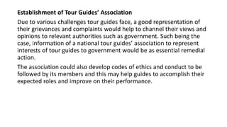 Introduction to tour guiding | PPTX